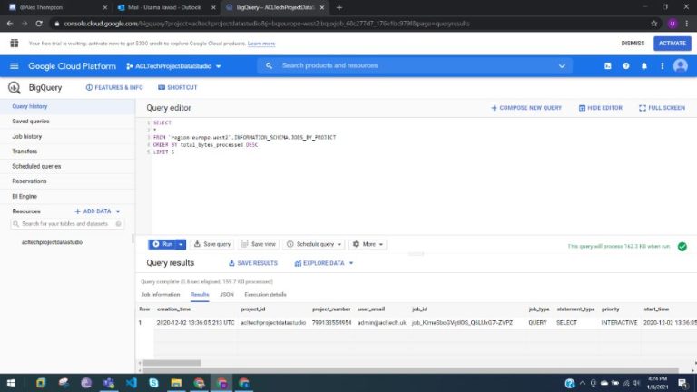 How to Monitor Costs at Lowest Granularity in GCP BigQuery