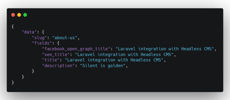 Laravel Integration with Headless CMS